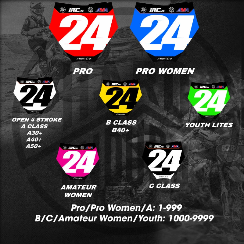 Hard Enduro Number Plates